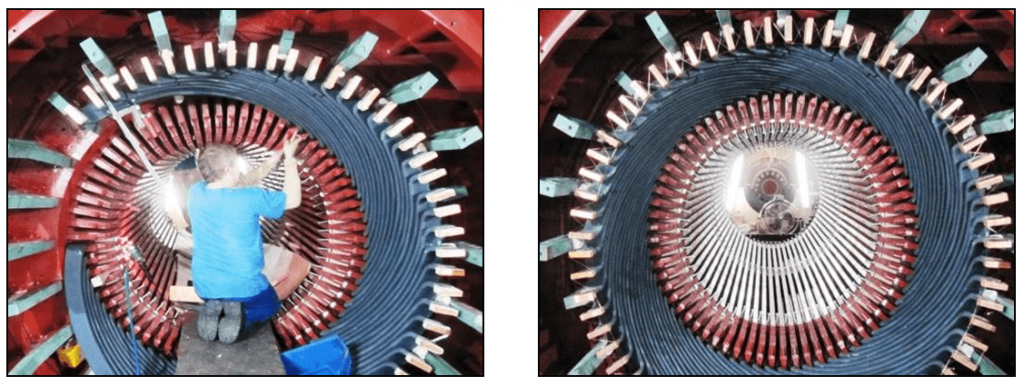Rewinding Stator Generator