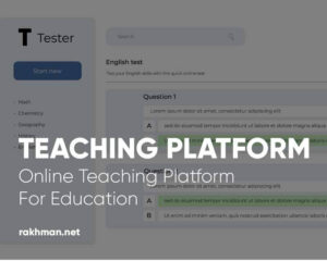 Online Teaching Platform for Education