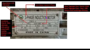 Arti Nameplate Motor Listrik, Cara Baca, dan Fungsinya - Alief Rakhman
